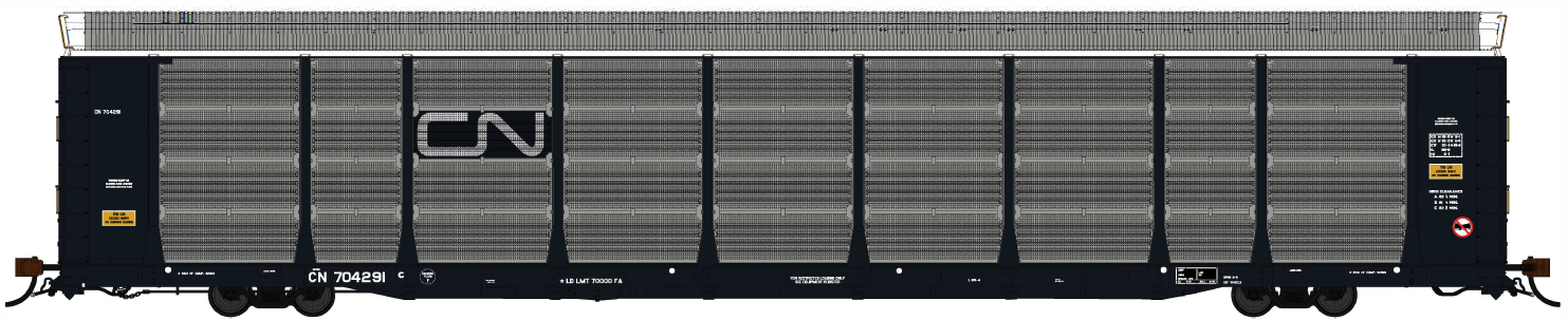 89' Tri-Level Autorack