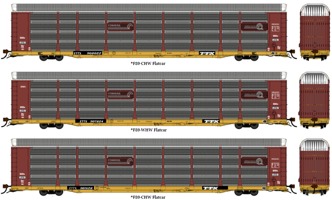 89' Tri-Level Autorack
