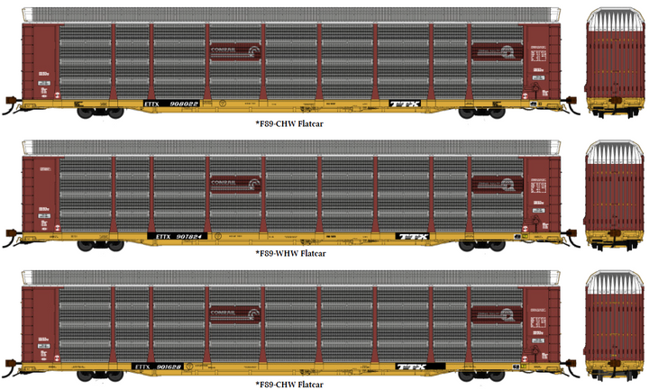 89' Tri-Level Autorack